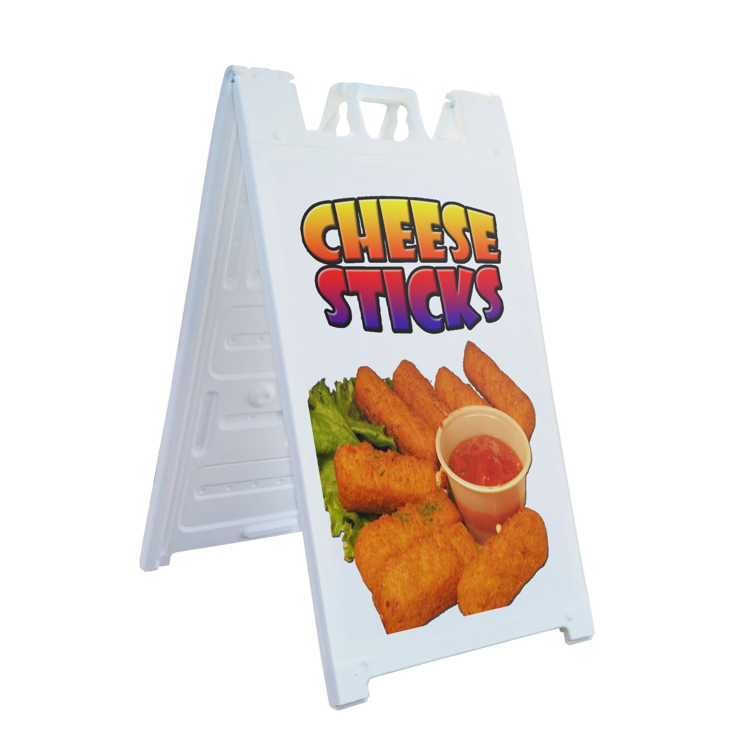 A-frame Sidewalk Cheese Sticks 24" x 36" Double Sided A-Frame Sidewalk ...