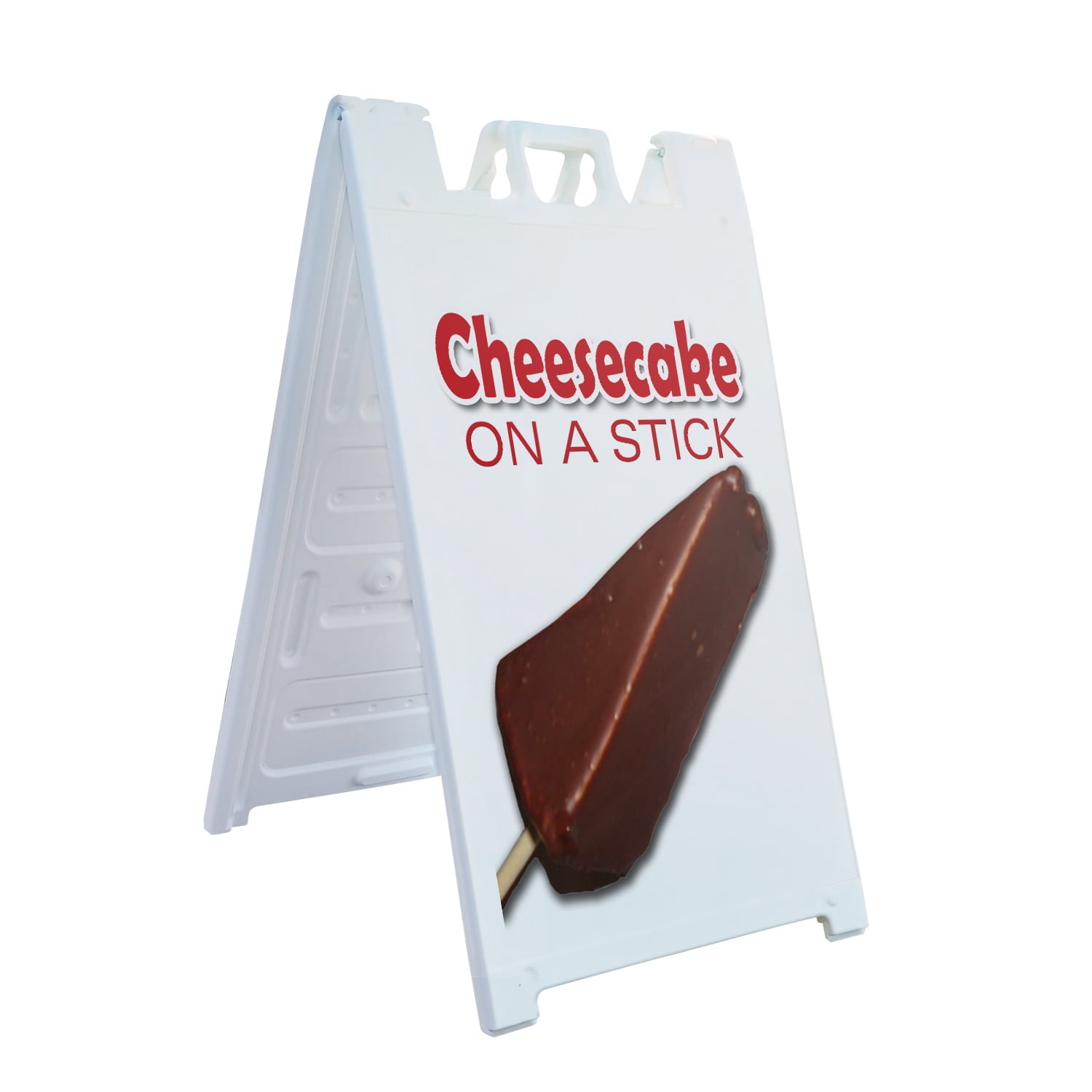 A-frame Sidewalk Cheesecake On A Stick 24" x 36" Double Sided A-Frame ...