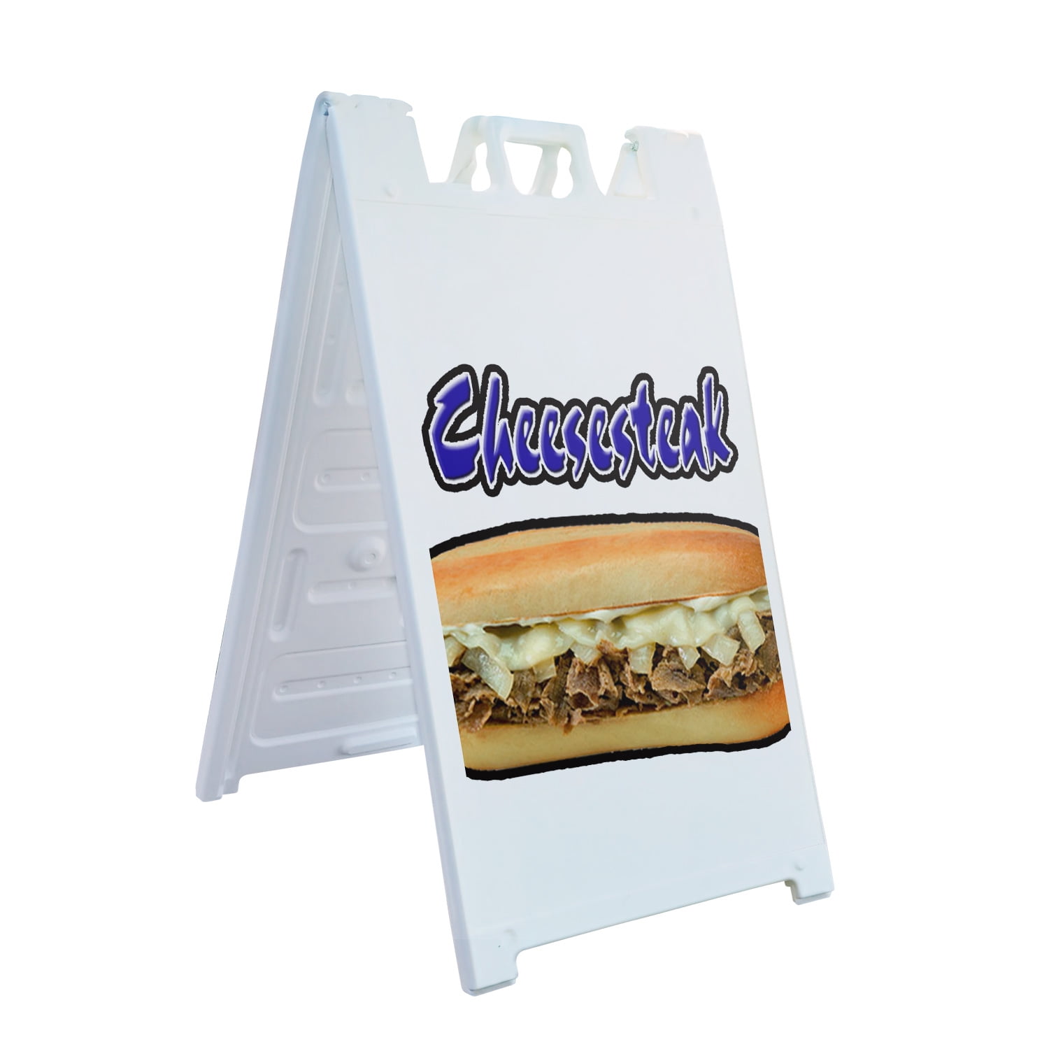 A-frame Sidewalk Cheesesteak 24" x 36" Double Sided A-Frame Sidewalk ...