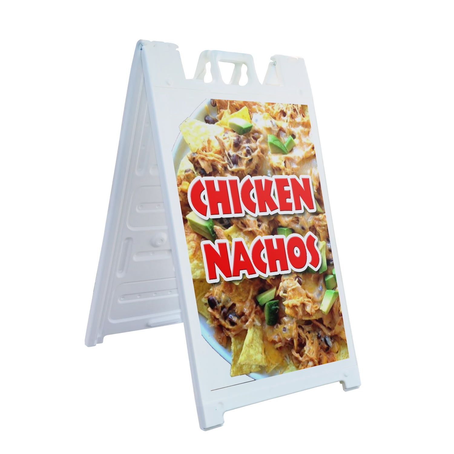 A-frame Sidewalk Chicken Nachos 24" x 36" Double Sided A-Frame Sidewalk ...