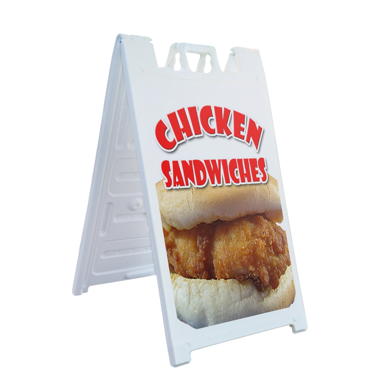 A-frame Sidewalk Chicken Sandwiches 24" x 36" Double Sided A-Frame ...