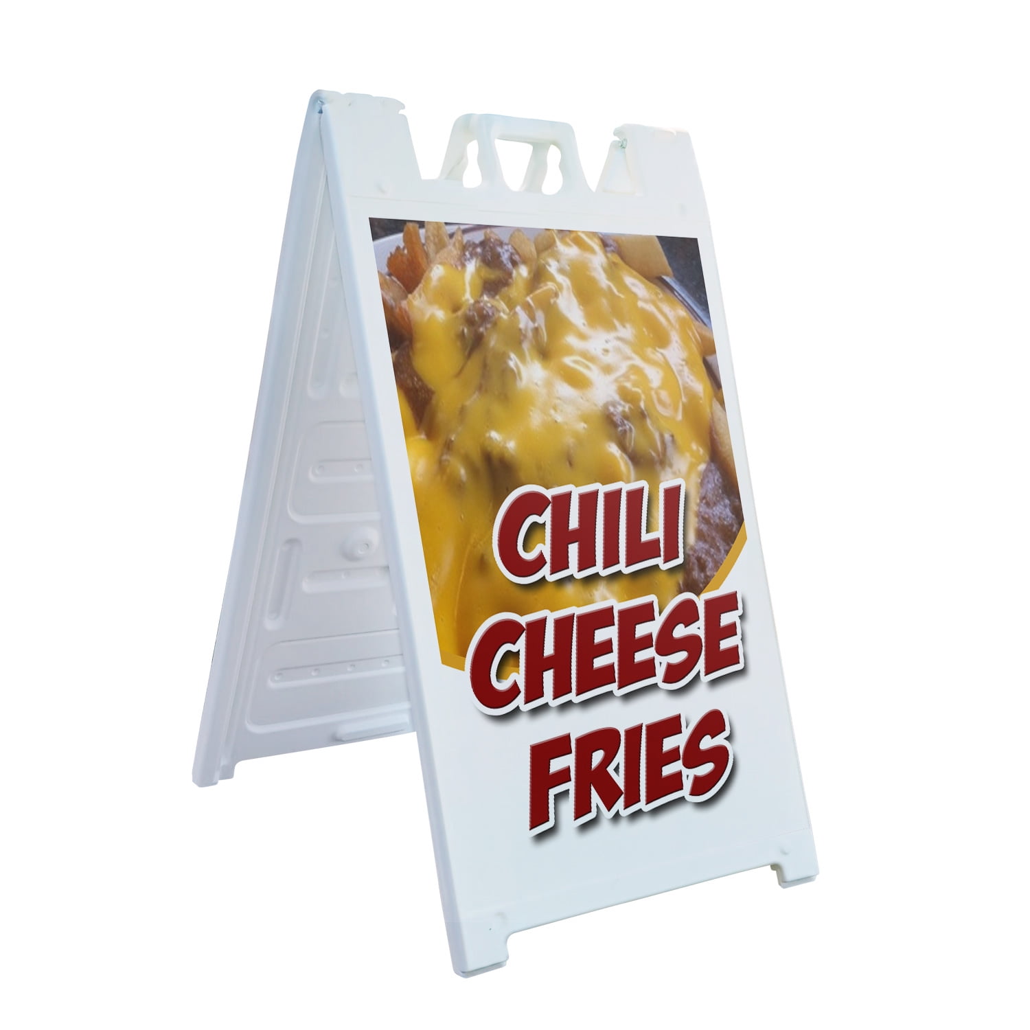A-frame Sidewalk Chili Cheese Fries 24" x 36" Double Sided A-Frame ...