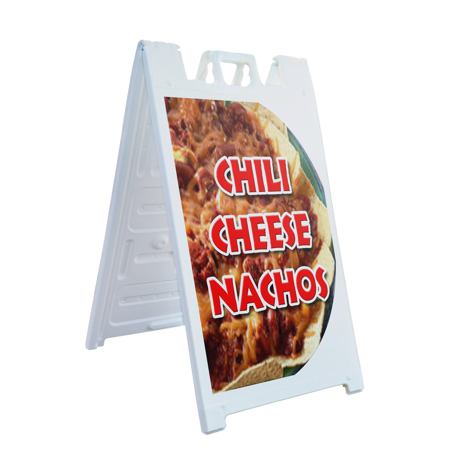 A-frame Sidewalk Chili Cheese Nachos 24" x 36" Double Sided A-Frame ...
