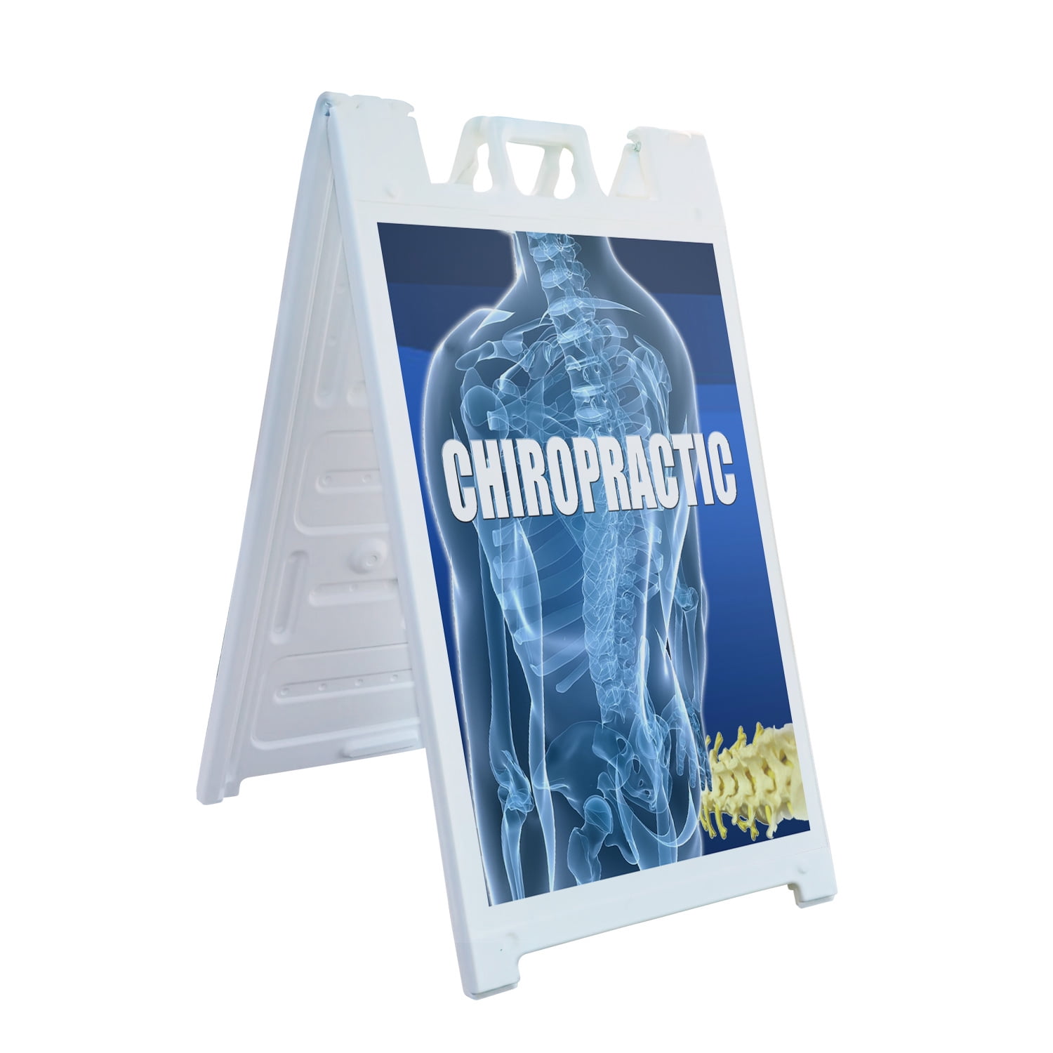 A-frame Sidewalk Chiropractic 24" x 36" Double Sided A-Frame Sidewalk ...
