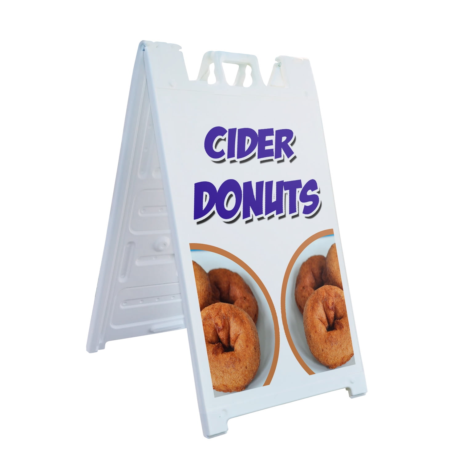 A-frame Sidewalk Cider Donuts 24" x 36" Double Sided A-Frame Sidewalk ...