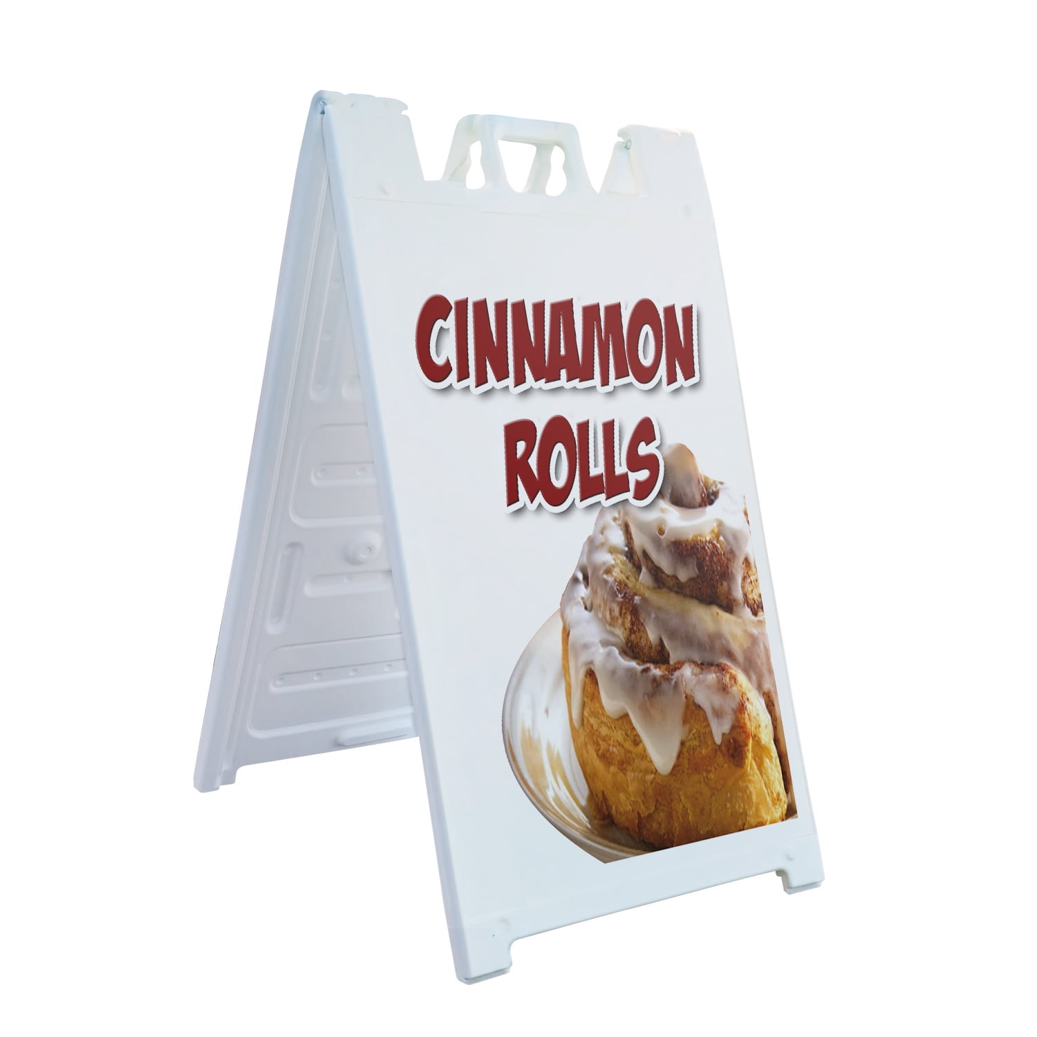A-frame Sidewalk Cinnamon Rolls 24" x 36" Double Sided A-Frame Sidewalk ...