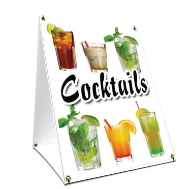 BENTISM Outdoor A-Frame Sidewalk Sign, 24x36 inch, Double-Sided ...