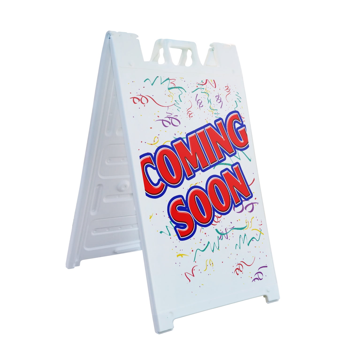 A-frame Sidewalk Coming Soon 24" x 36" Double Sided A-Frame Sidewalk ...