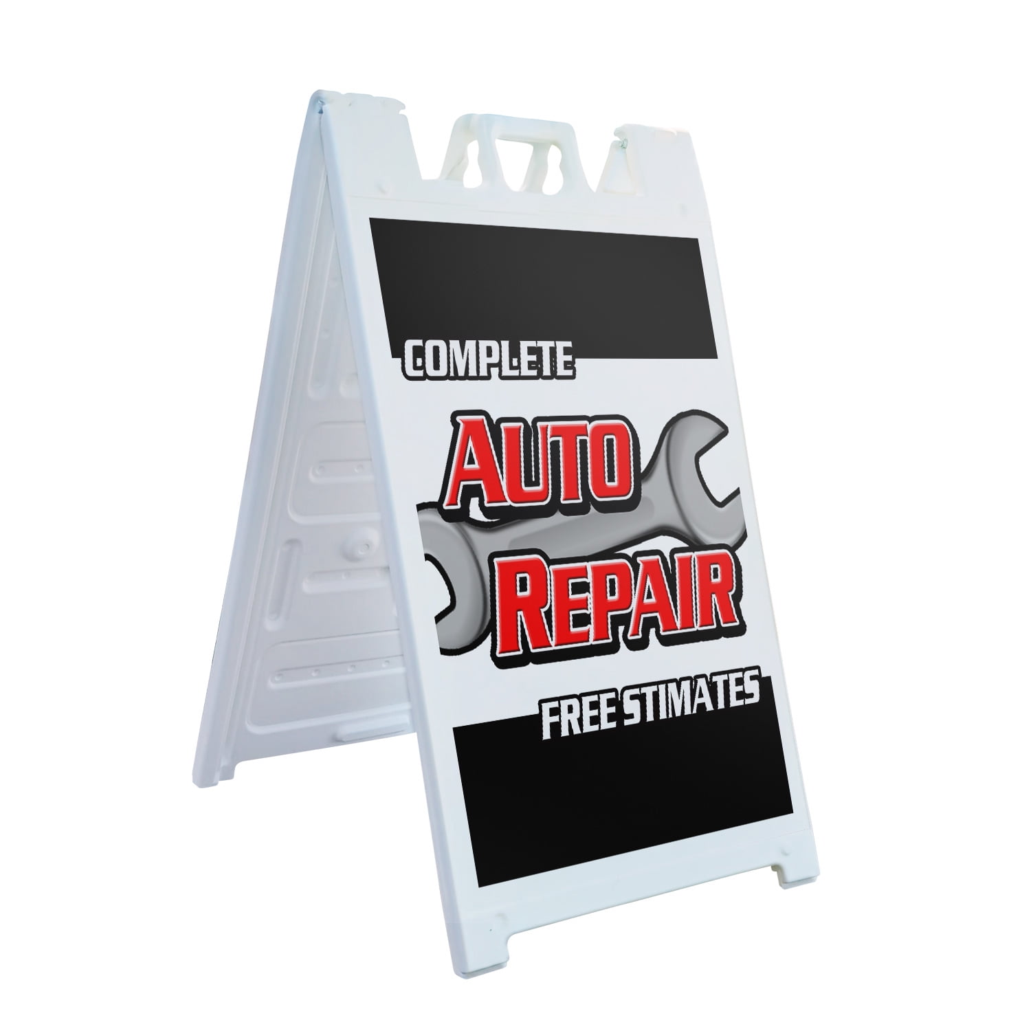 A-frame Sidewalk Complete Auto Repair Free Estimates 24" x 36" Double ...