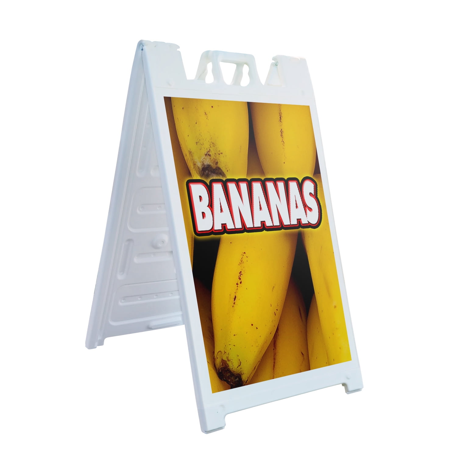 A-frame Sidewalk Coroplast Bananas 24" x 36" Double Sided A-Frame ...