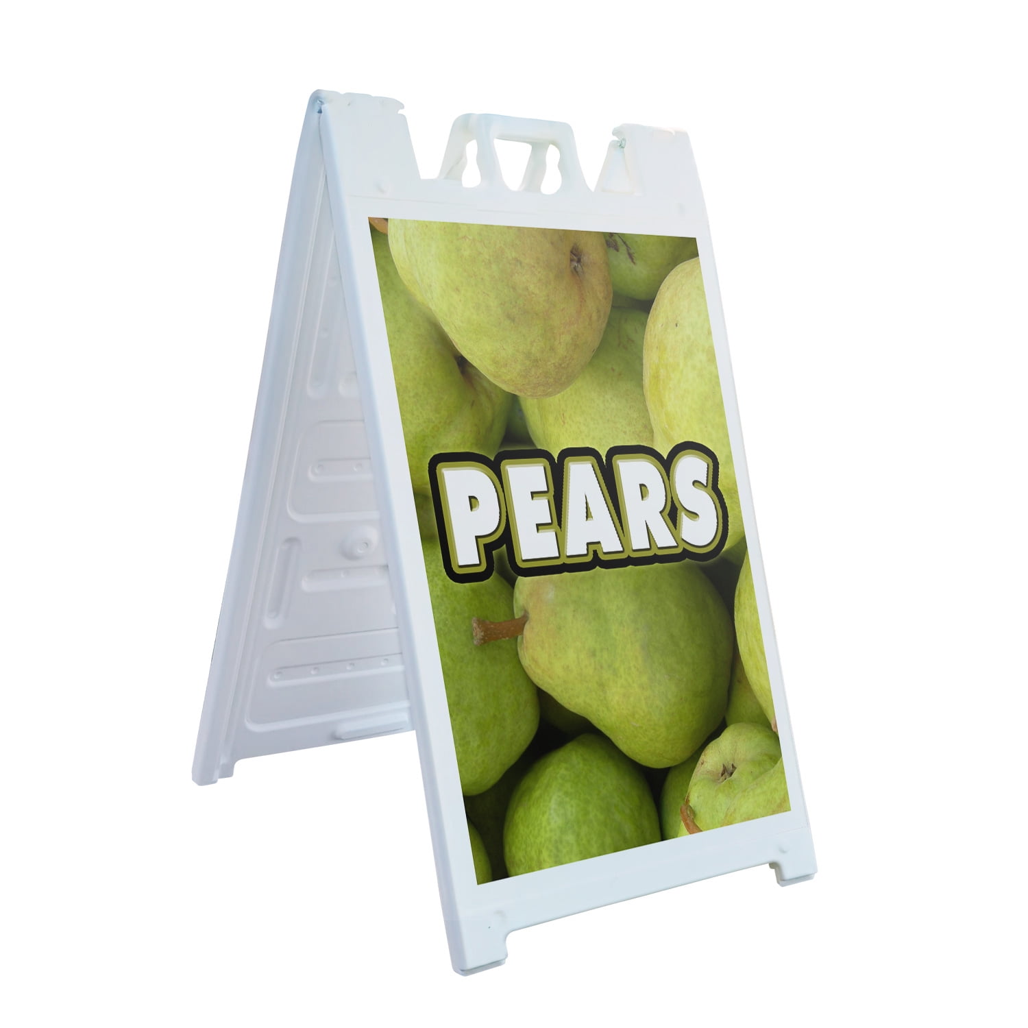 A-frame Sidewalk Coroplast Pears 24" x 36" Double Sided A-Frame ...