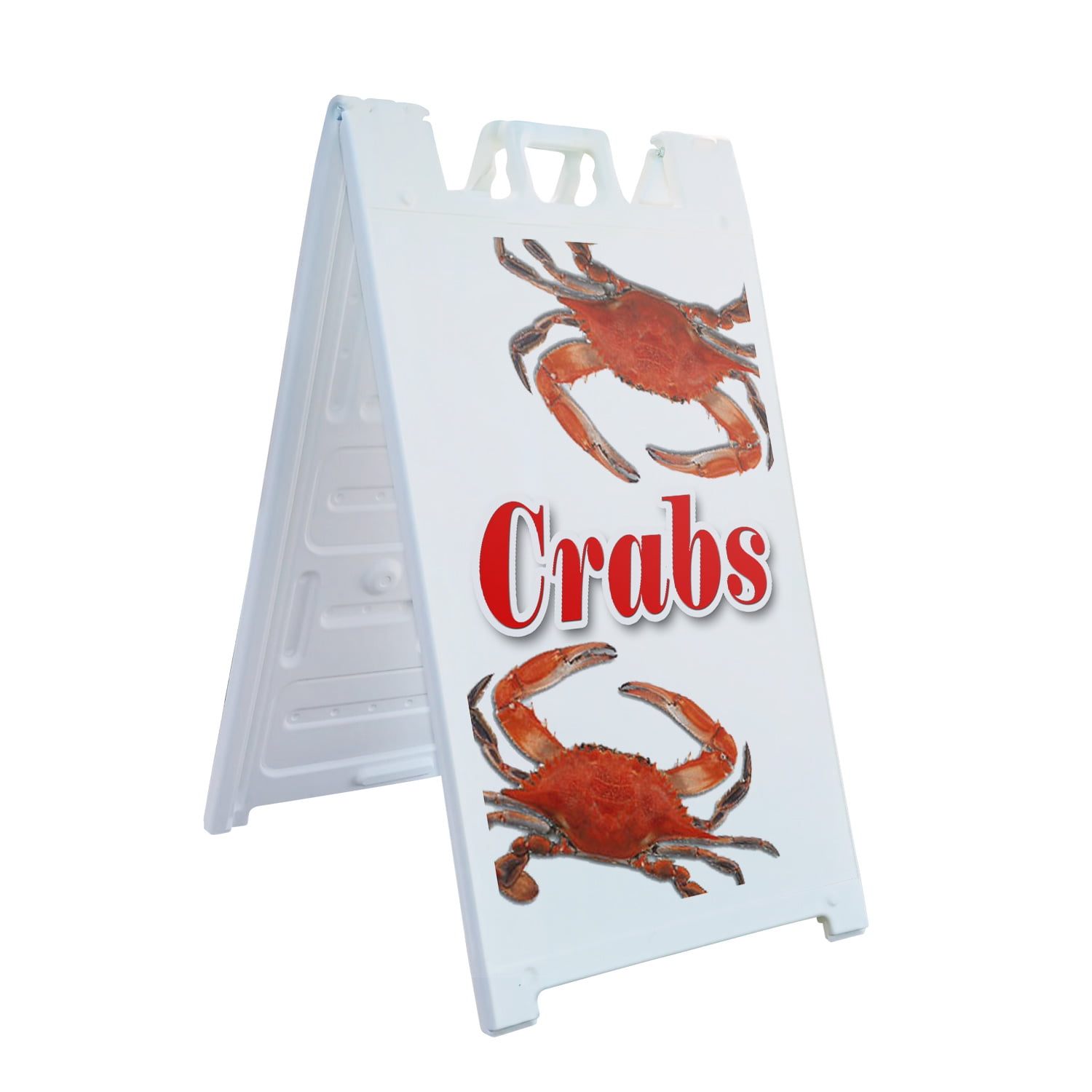 A-frame Sidewalk Crabs 24" x 36" Double Sided A-Frame Sidewalk Sign ...