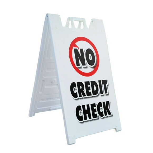 No Credit Signs