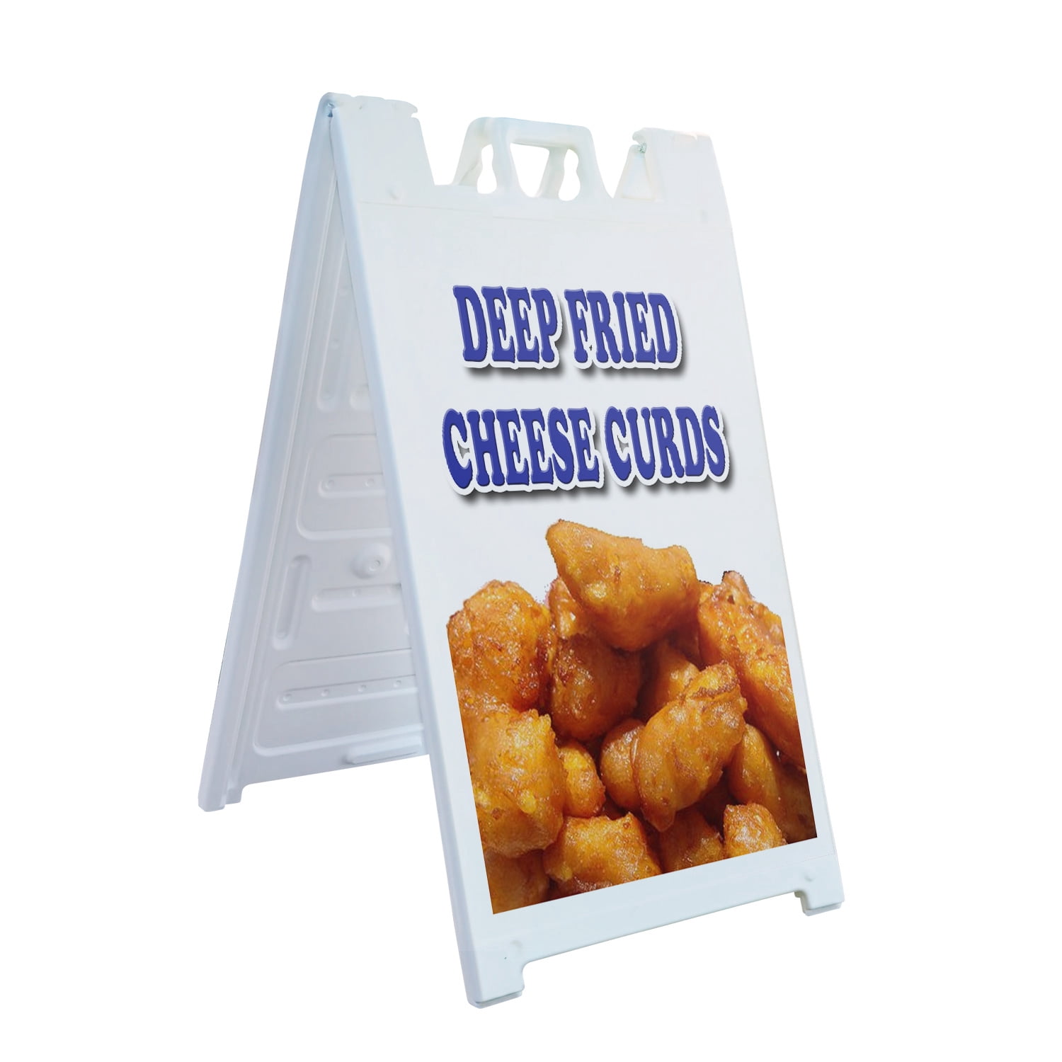 A-frame Sidewalk Deep Fried Cheese Curds 24" x 36" Double Sided A-Frame ...