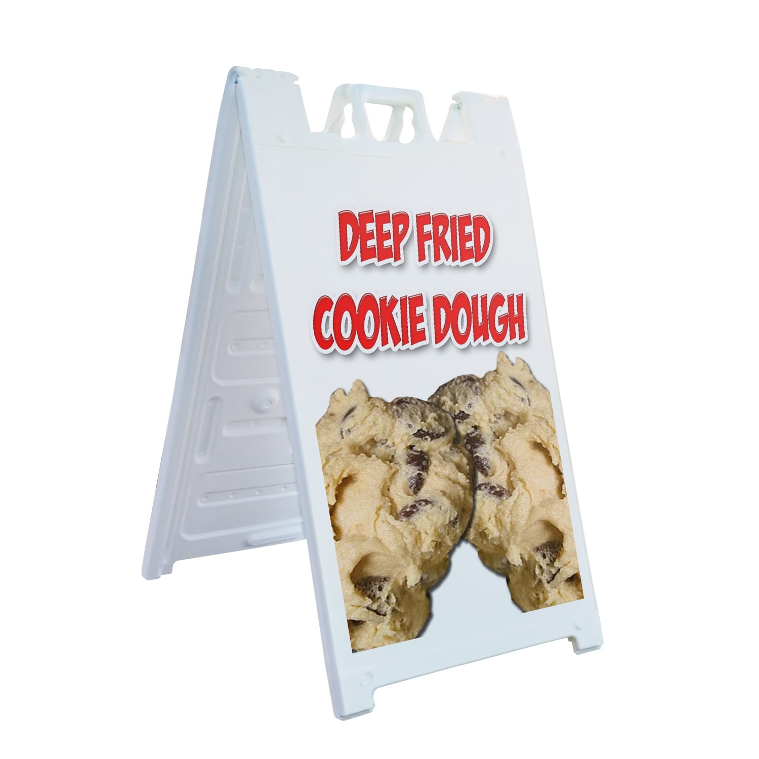 A-frame Sidewalk Deep Fried Cookie Dough 24" x 36" Double Sided A-Frame ...