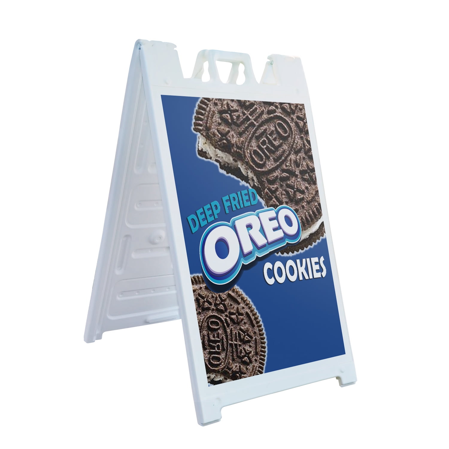 A-frame Sidewalk Deep Fried Oreo 24" x 36" Double Sided A-Frame ...