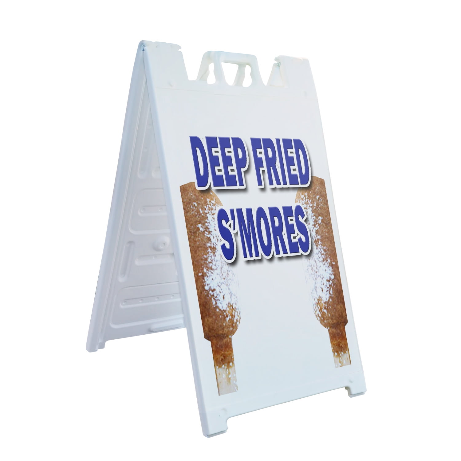 A-frame Sidewalk Deep Fried Smores 24" x 36" Double Sided A-Frame ...