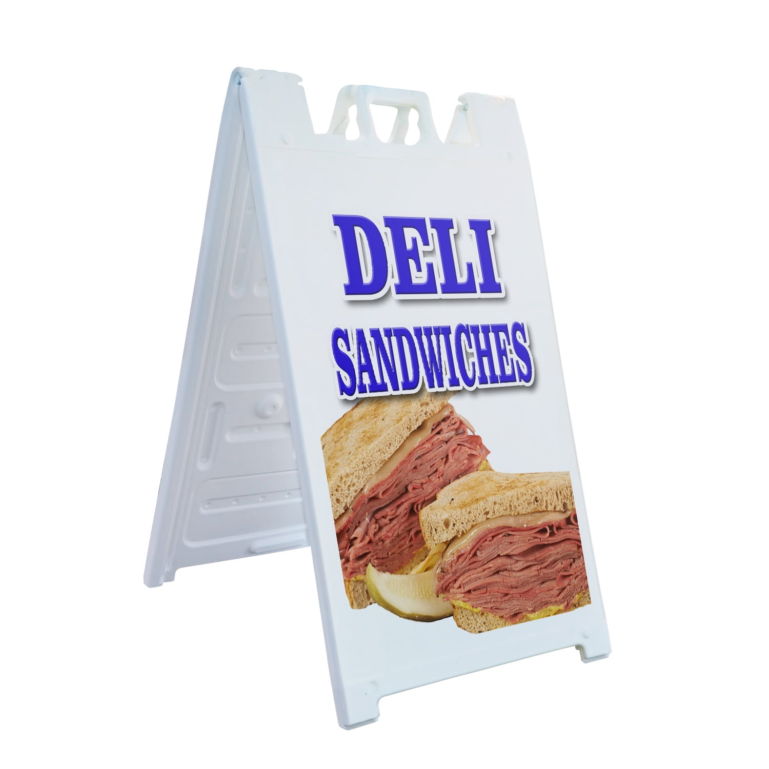 A-frame Sidewalk Deli Sandwiches 24" x 36" Double Sided A-Frame ...