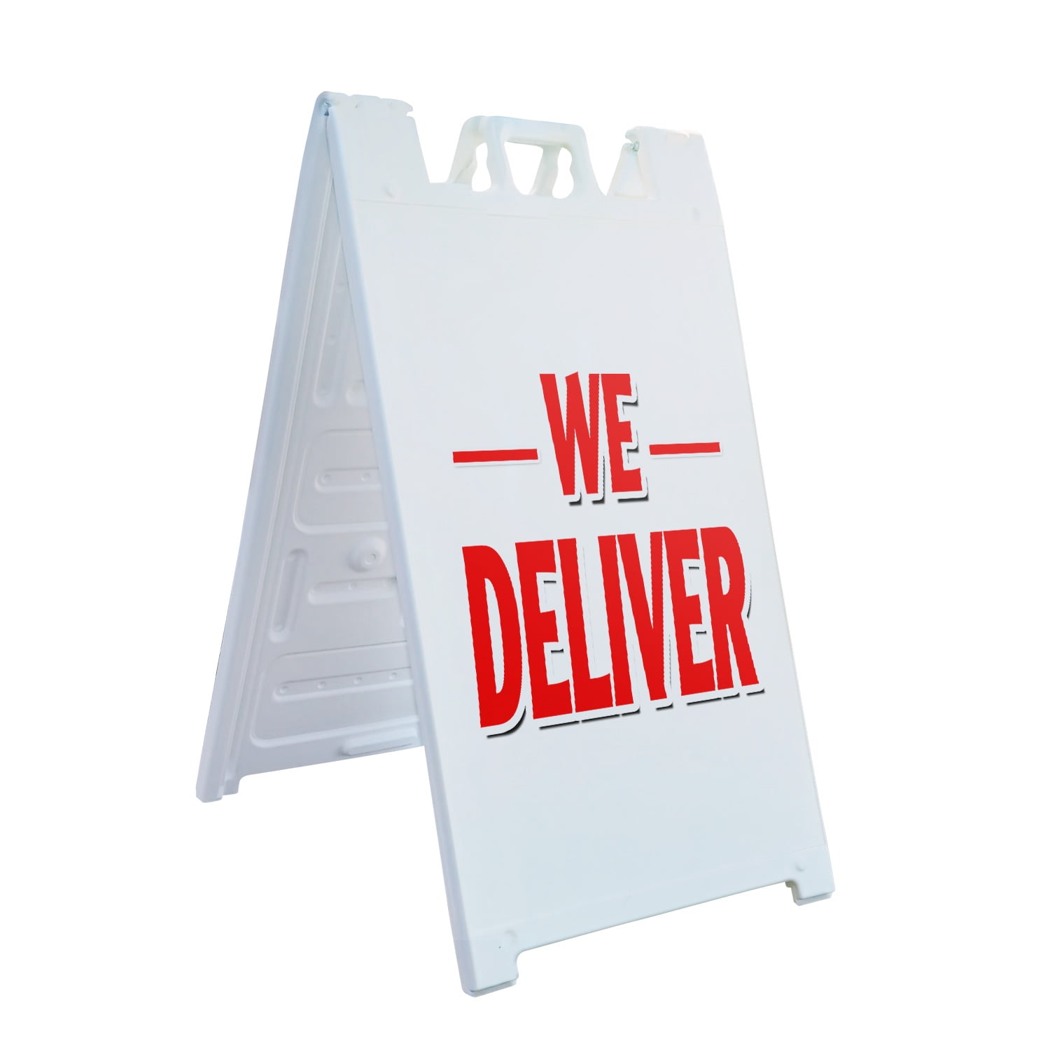 A-frame Sidewalk We Deliver 24" x 36" Double Sided A-Frame Sidewalk ...