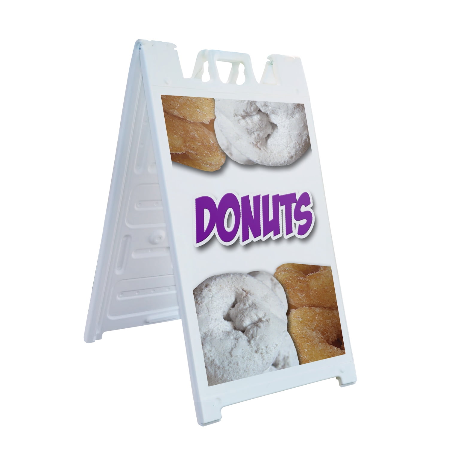 A-frame Sidewalk Donuts1 24" x 36" Double Sided A-Frame Sidewalk Sign ...