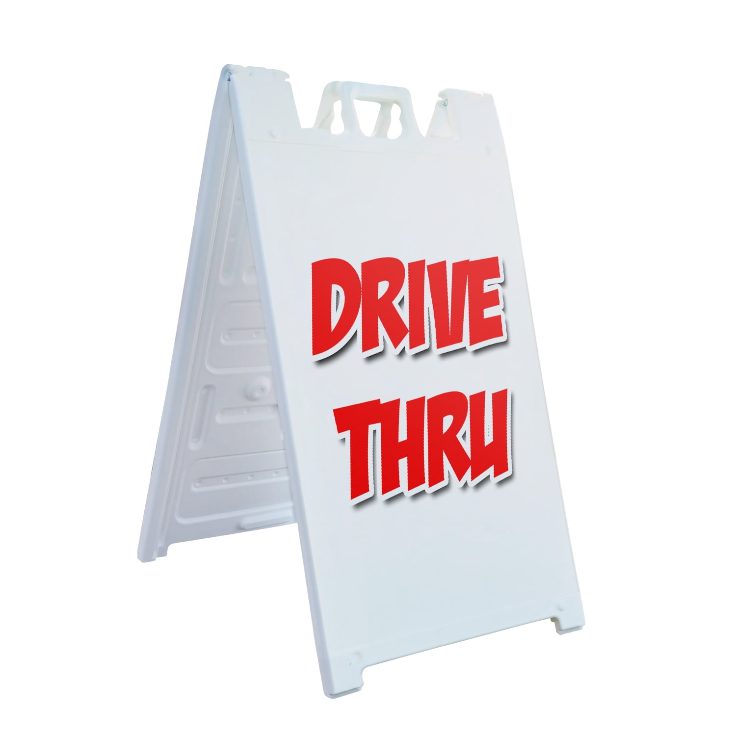 A-frame Sidewalk Drive-thru 24" x 36" Double Sided A-Frame Sidewalk ...