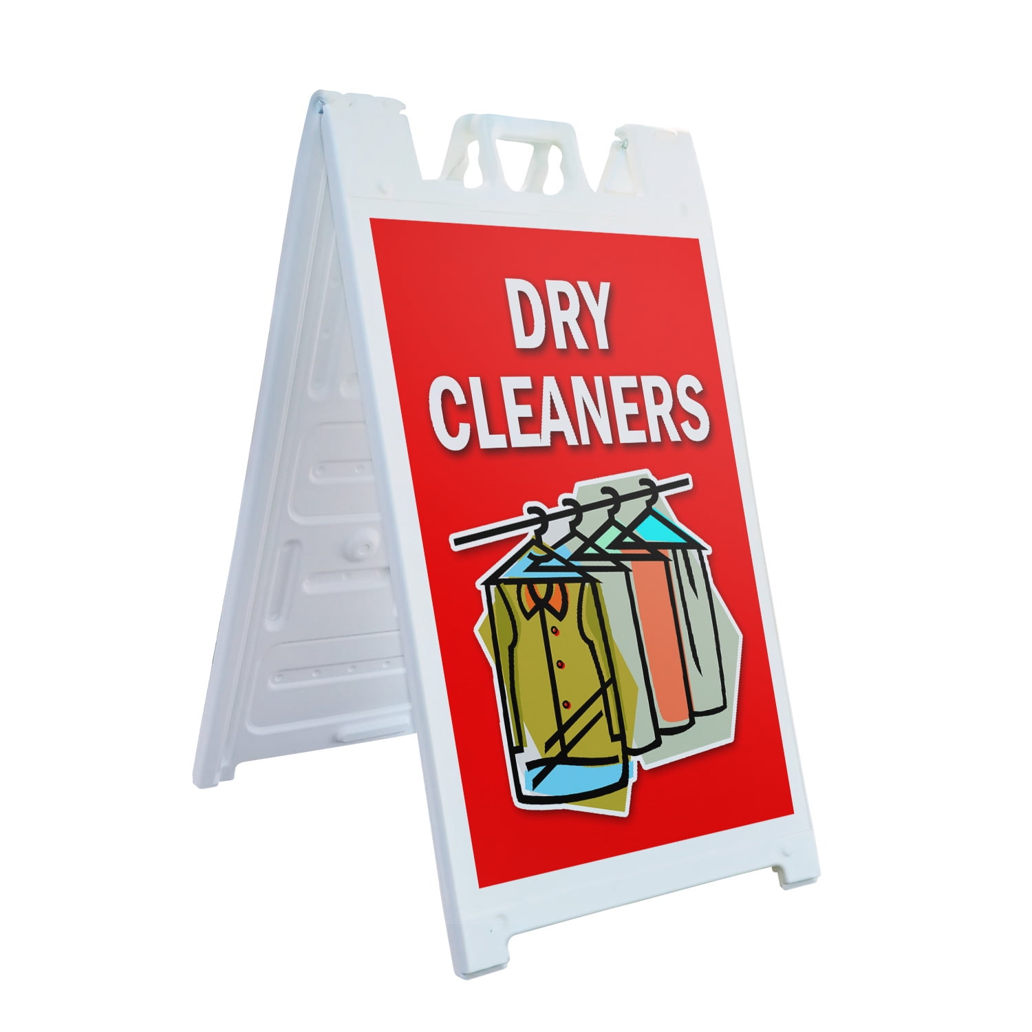 A-frame Sidewalk Dry Cleaners 24" x 36" Double Sided A-Frame Sidewalk ...