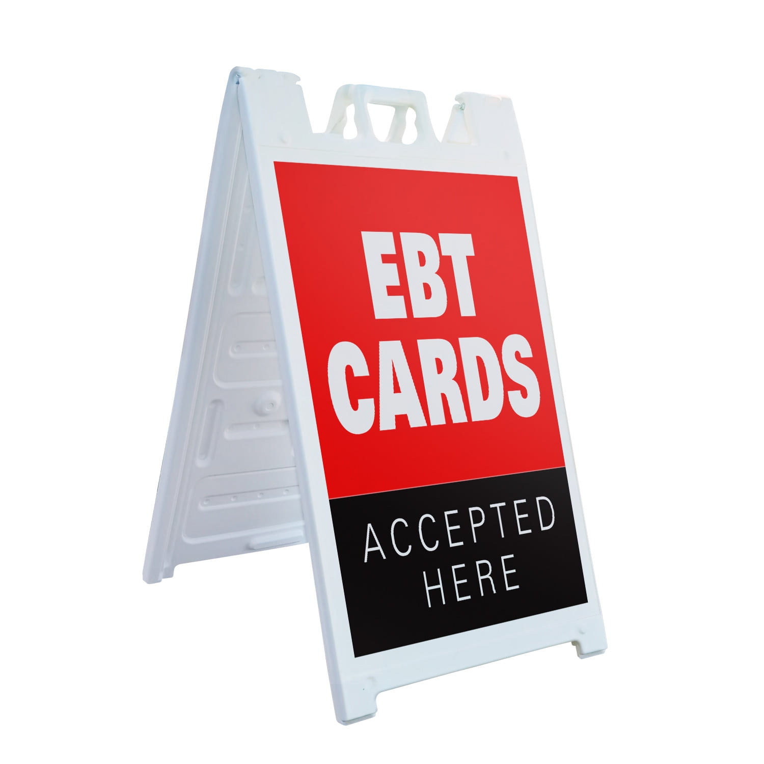 A-frame Sidewalk Ebt Cards 24" x 36" Double Sided A-Frame Sidewalk Sign ...