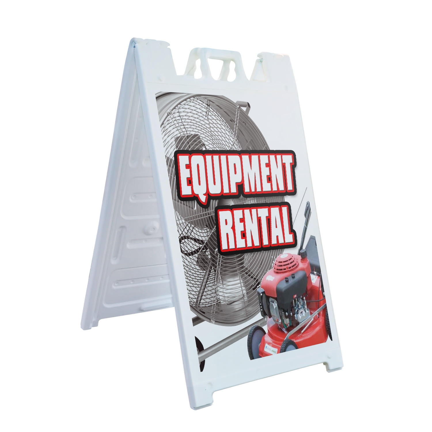 A-frame Sidewalk Equipment Rental 24" x 36" Double Sided A-Frame ...