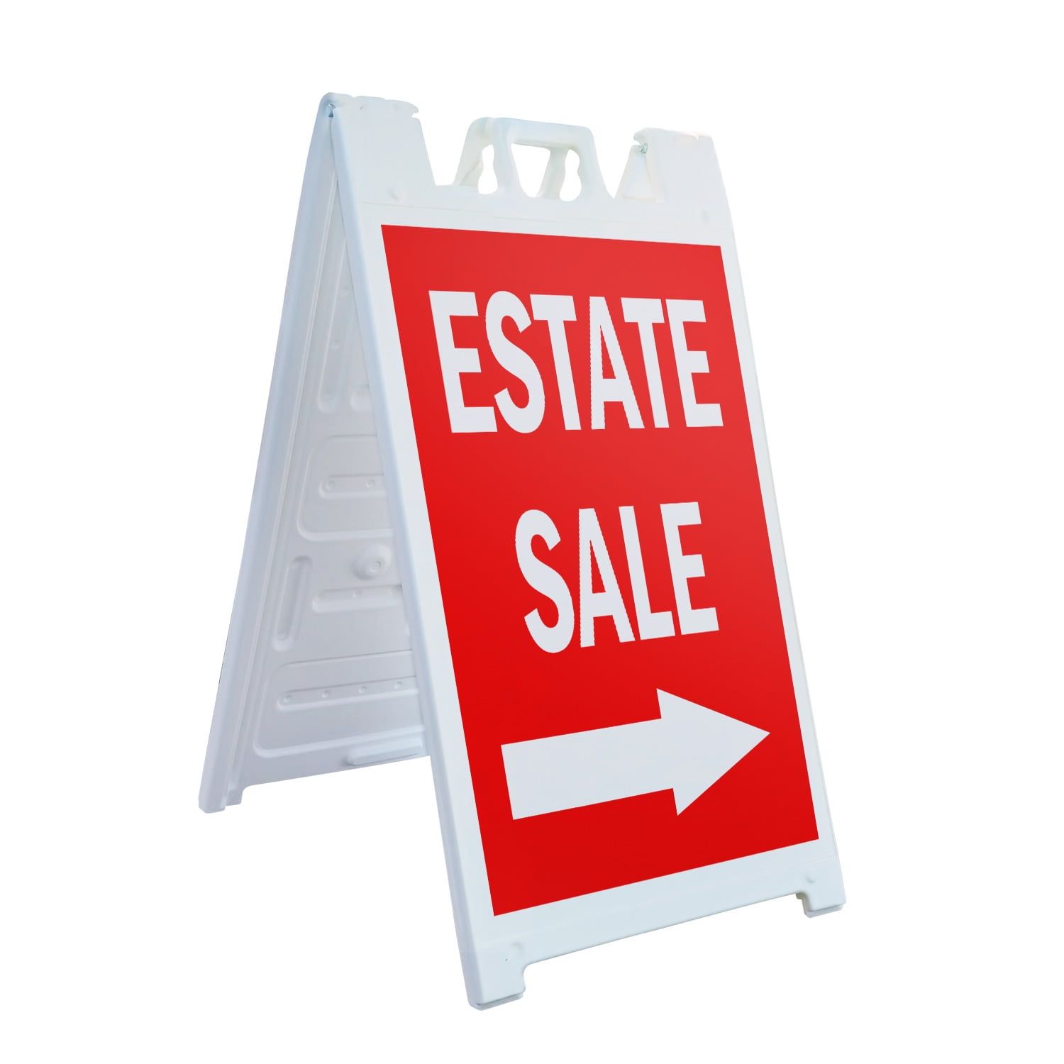 A-frame Sidewalk Estate Sale With Arrow 24" x 36" Double Sided A-Frame ...