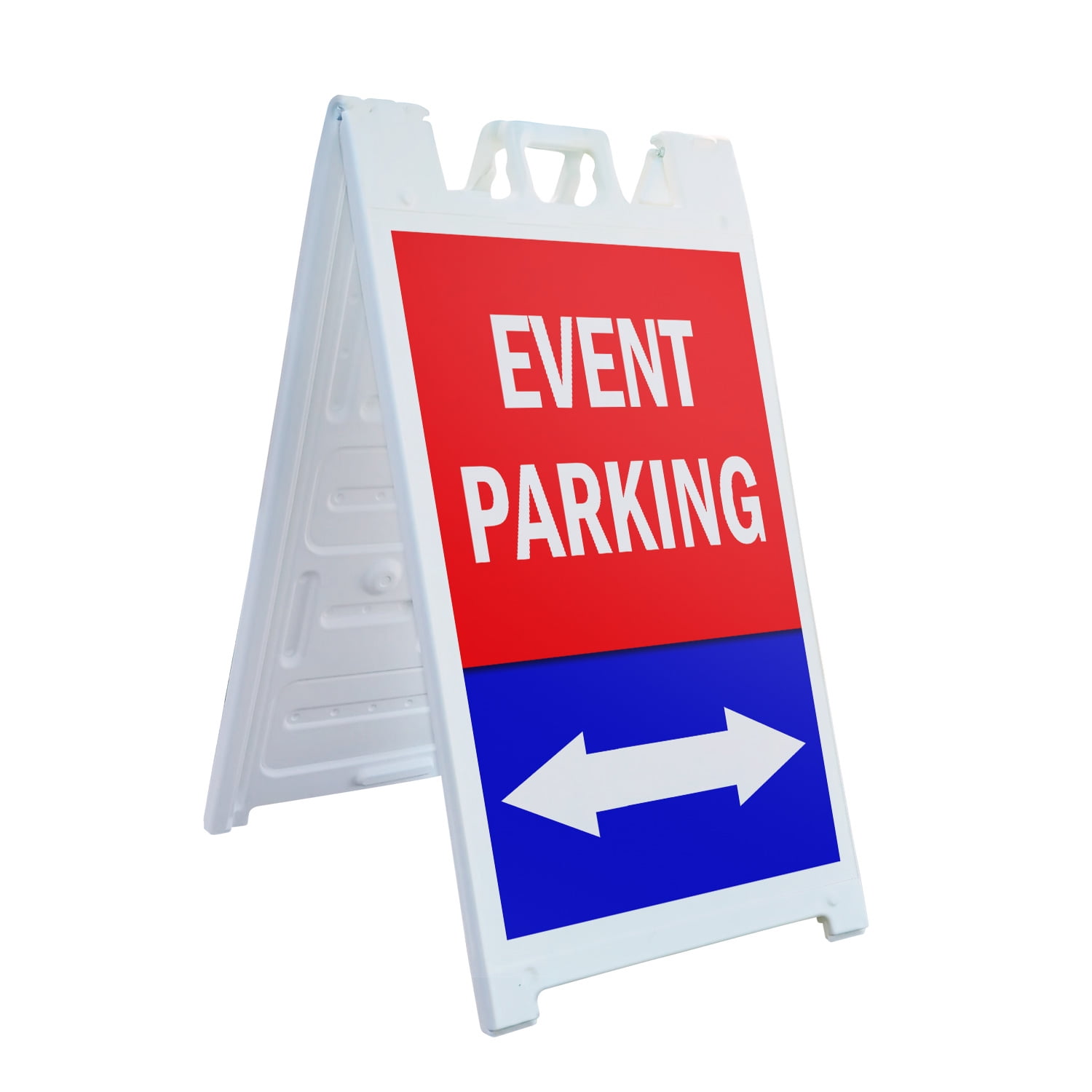 A-frame Sidewalk Event Parking With Double Arrow 24" x 36" Double Sided ...