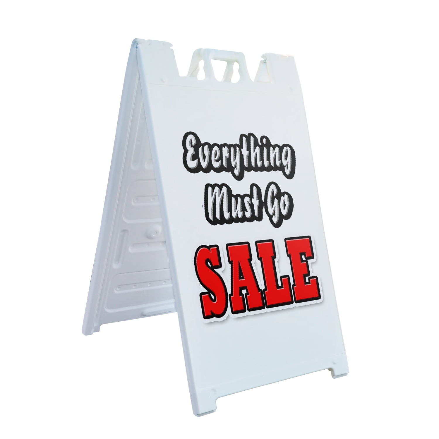A-frame Sidewalk Everything Must Go Sale 24" x 36" Double Sided A-Frame ...