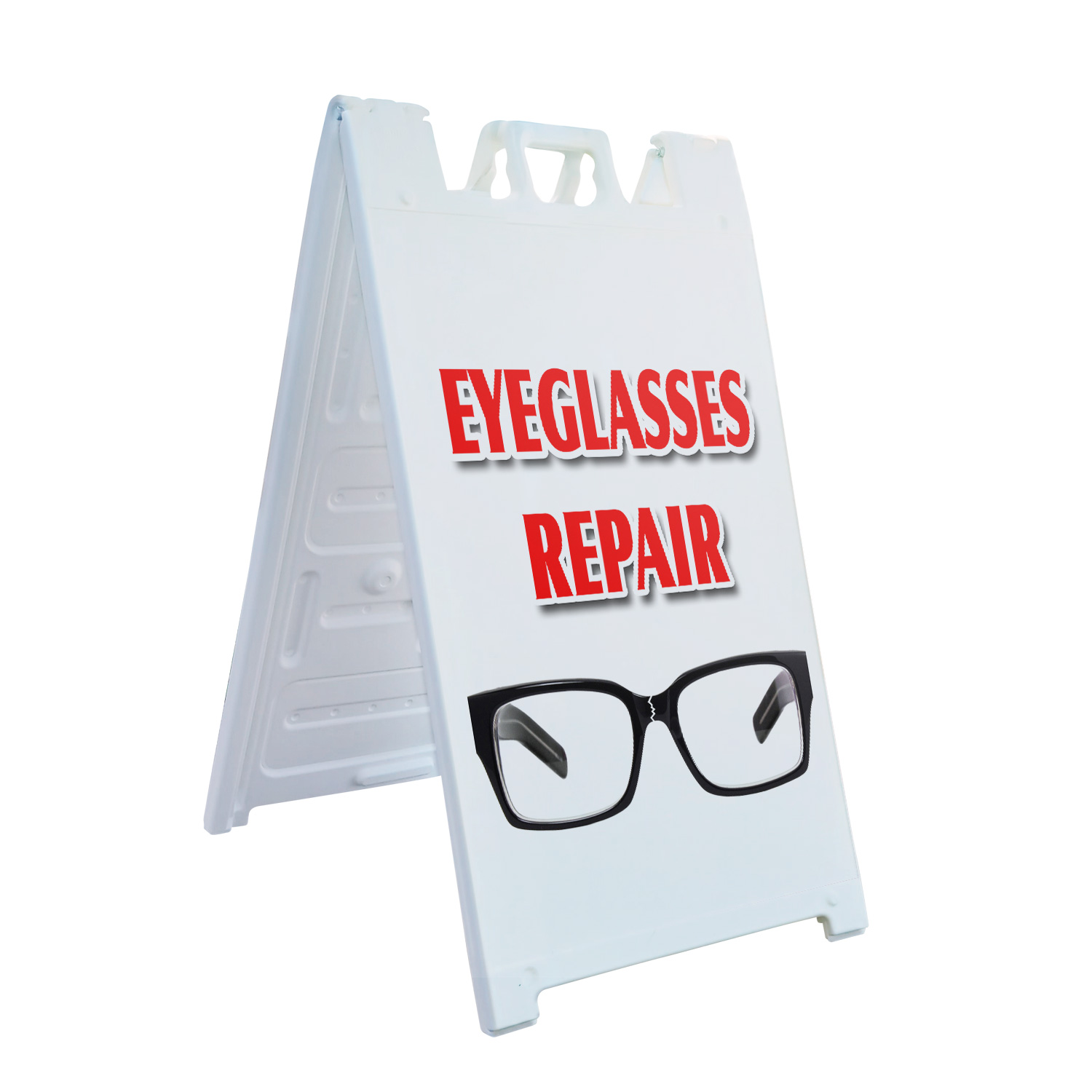 A-frame Sidewalk Eyeglass Repair 24" x 36" Double Sided A-Frame ...