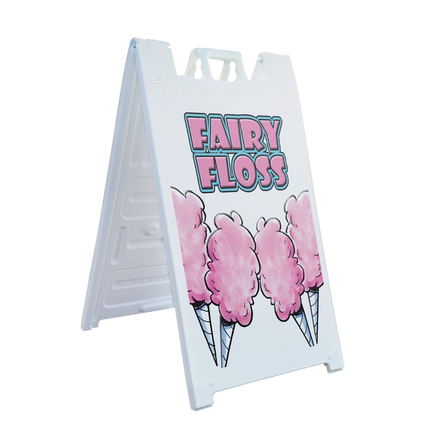 A-frame Sidewalk Fairy Floss 24" x 36" Double Sided A-Frame Sidewalk ...