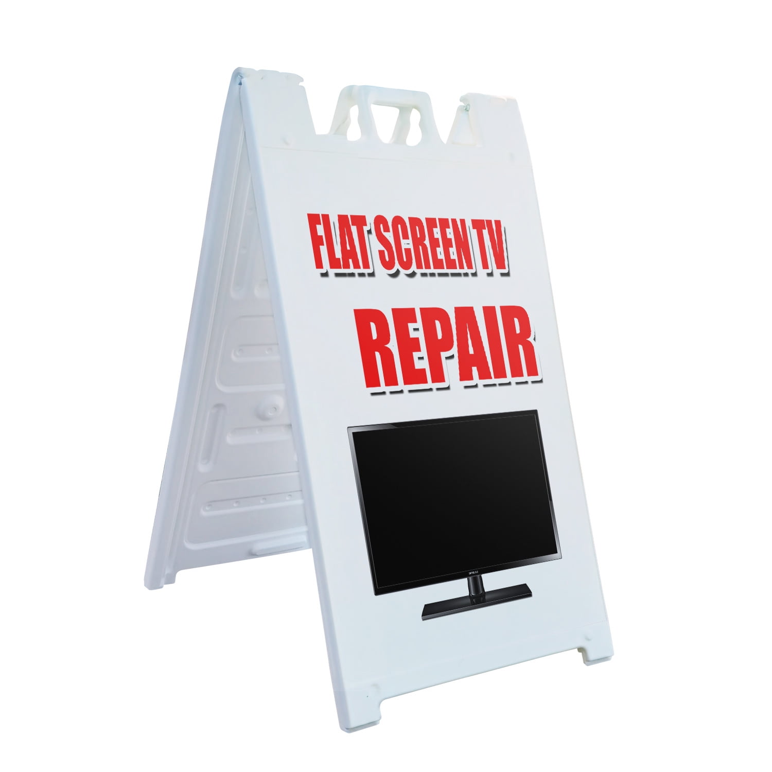 A-frame Sidewalk Flat Screen Tv Repair 24" x 36" Double Sided A-Frame ...