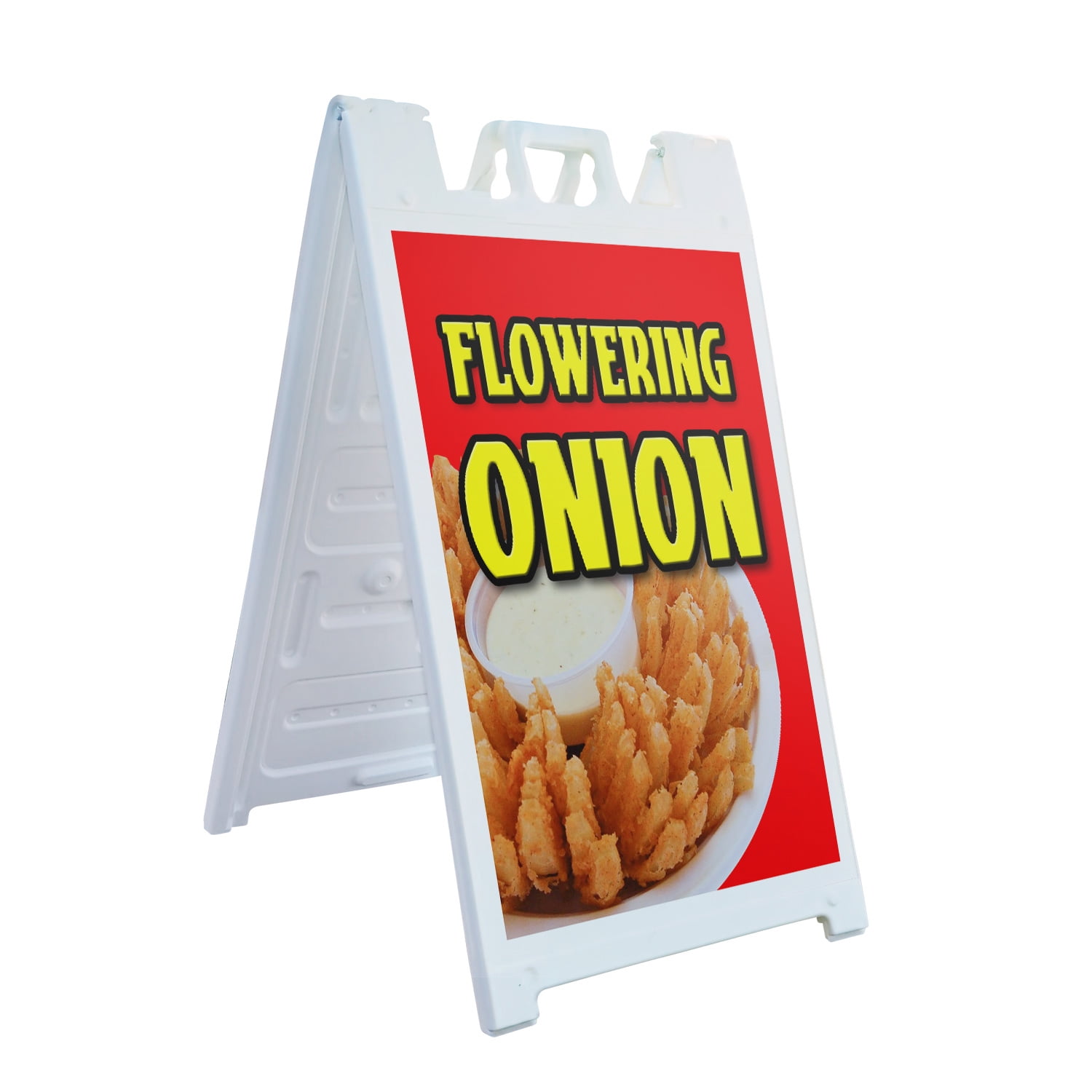 A-frame Sidewalk Flowering Onion 24" x 36" Double Sided A-Frame ...