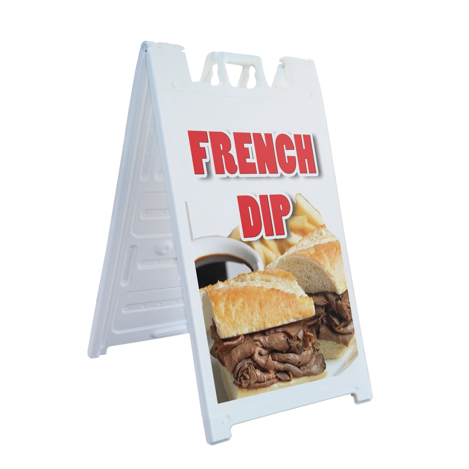 A-frame Sidewalk French Dip 24" x 36" Double Sided A-Frame Sidewalk ...