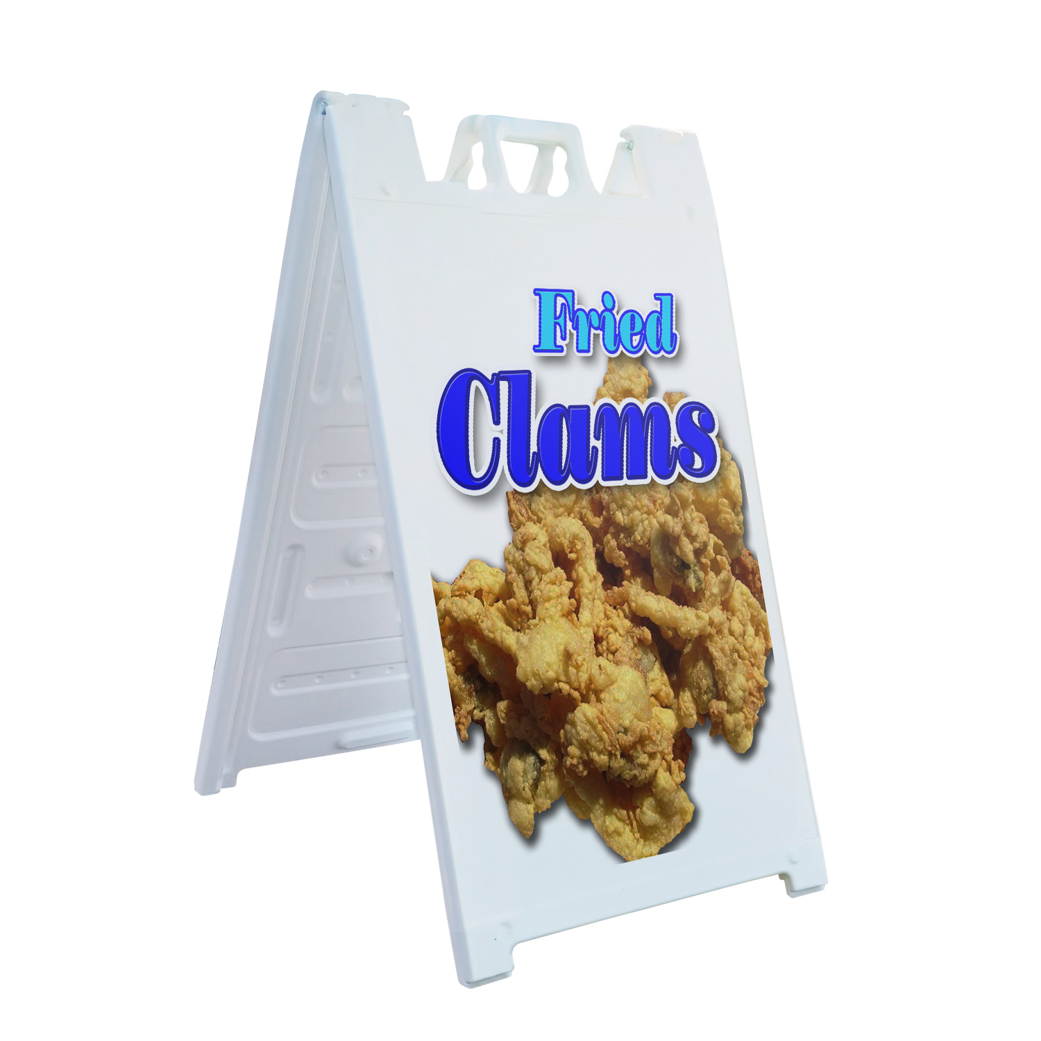 A-frame Sidewalk Fried Clams 24" x 36" Double Sided A-Frame Sidewalk ...