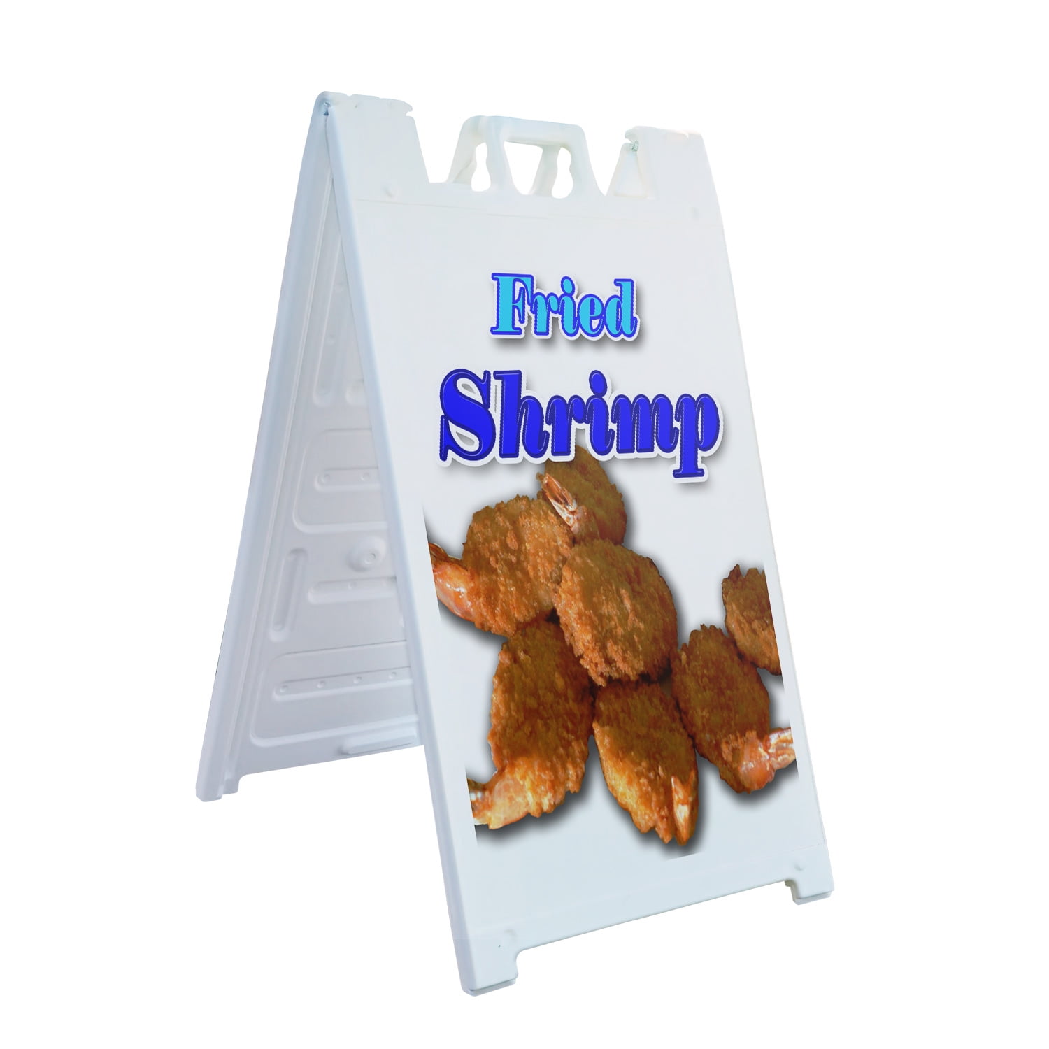 A-frame Sidewalk Fried Shrimp 24" x 36" Double Sided A-Frame Sidewalk ...