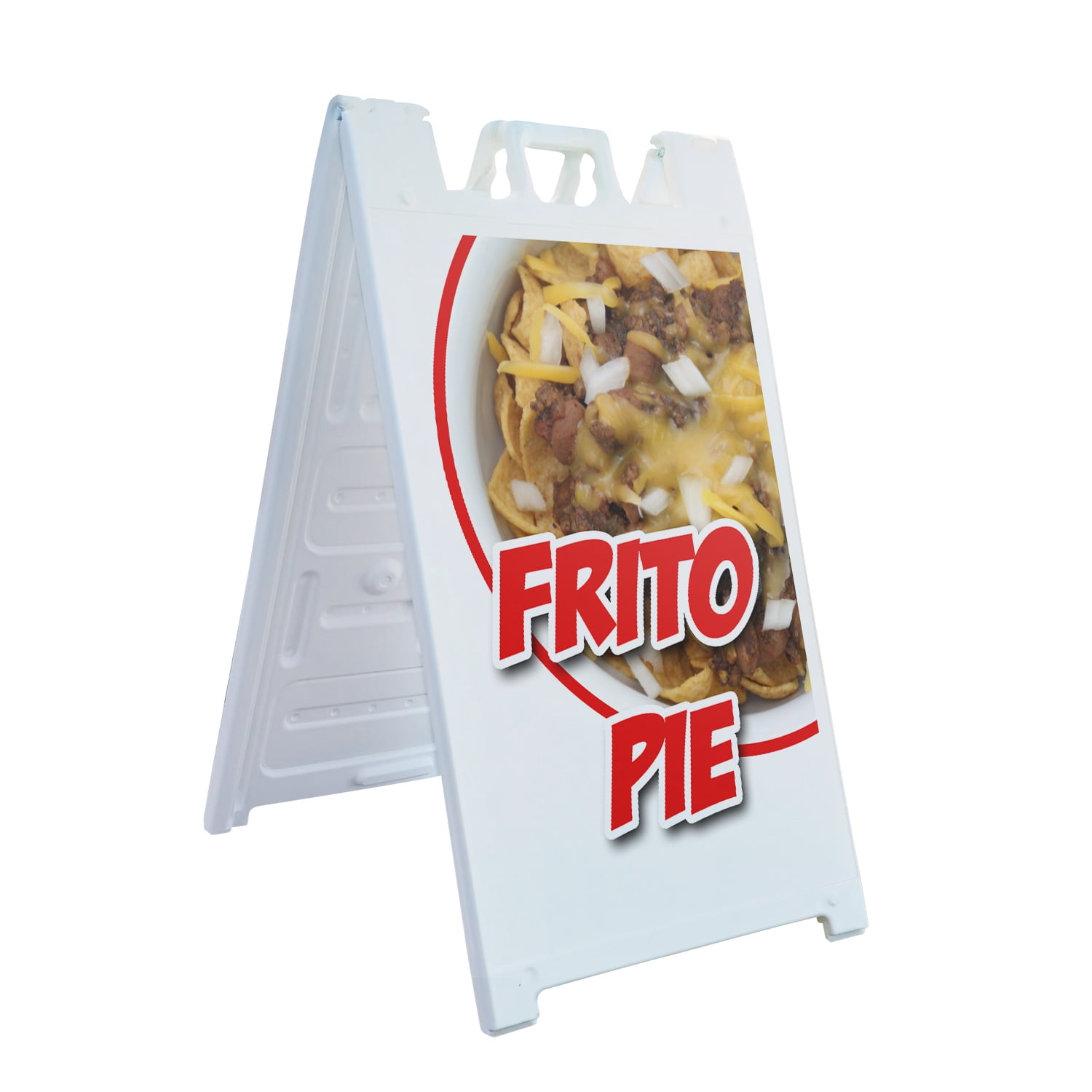 A-frame Sidewalk Frito Pie 24" x 36" Double Sided A-Frame Sidewalk Sign ...