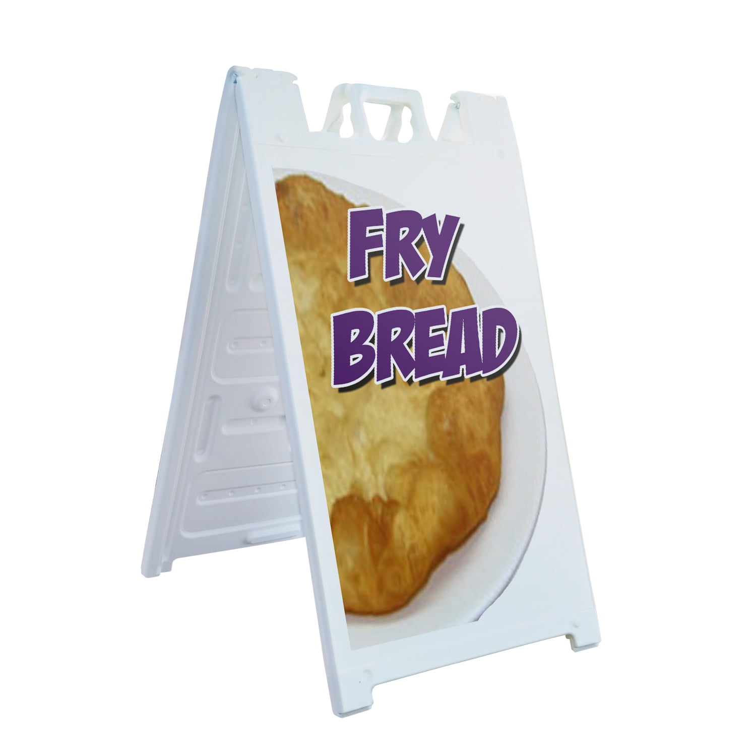 A-frame Sidewalk Fry Bread 24" x 36" Double Sided A-Frame Sidewalk Sign ...