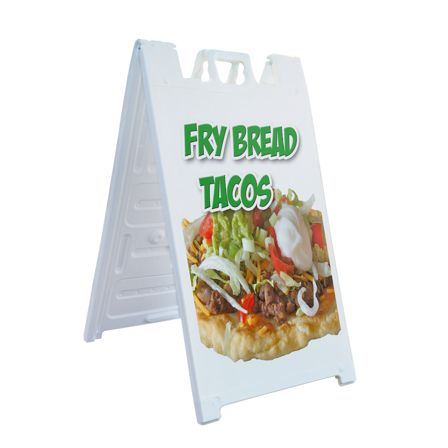 A-frame Sidewalk Fry Bread Tacos 24" x 36" Double Sided A-Frame ...
