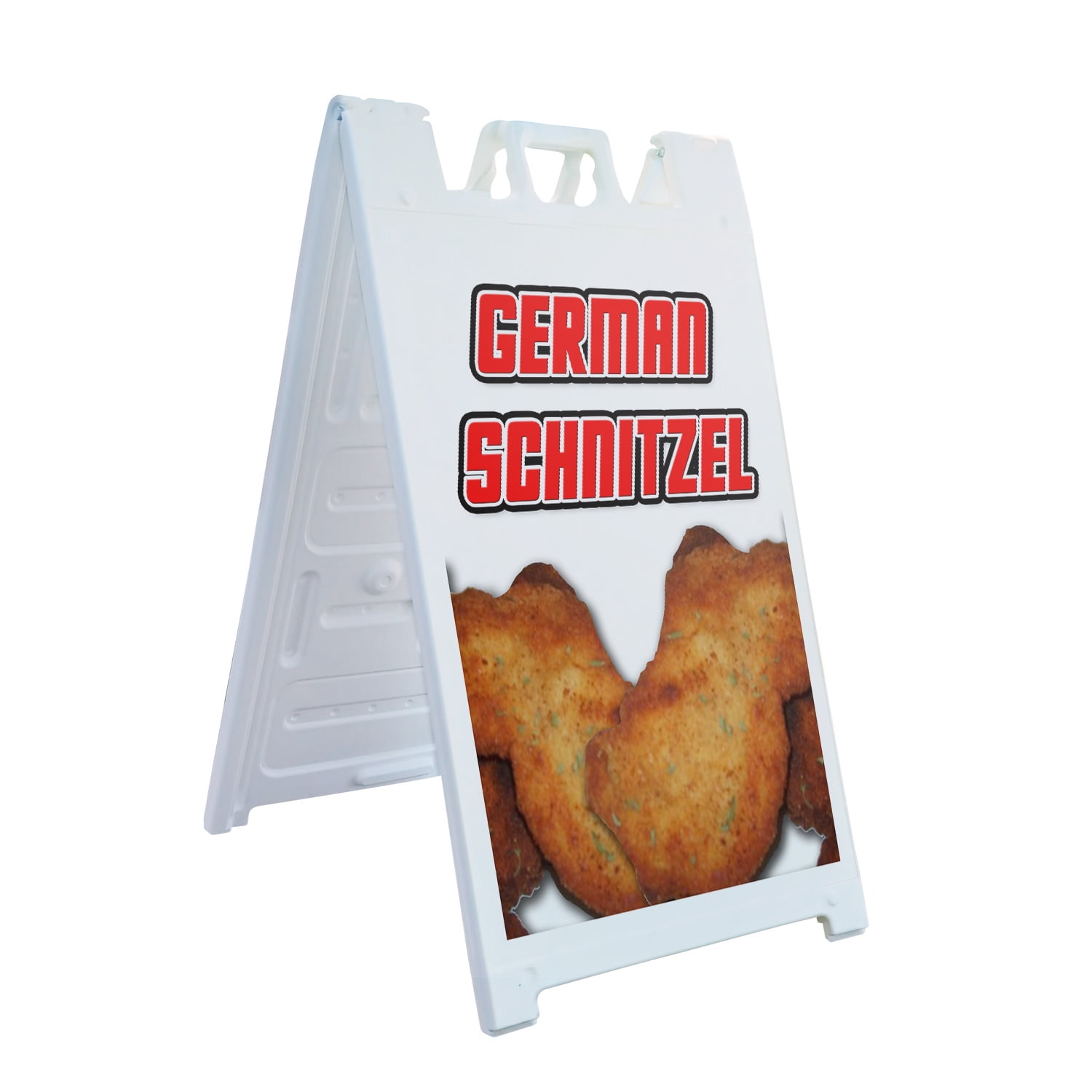 A-frame Sidewalk German Schnitzel 24" x 36" Double Sided A-Frame ...