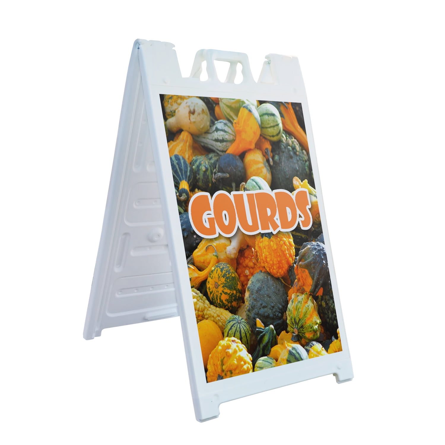A-frame Sidewalk Gourds 24" x 36" Double Sided A-Frame Sidewalk Sign ...
