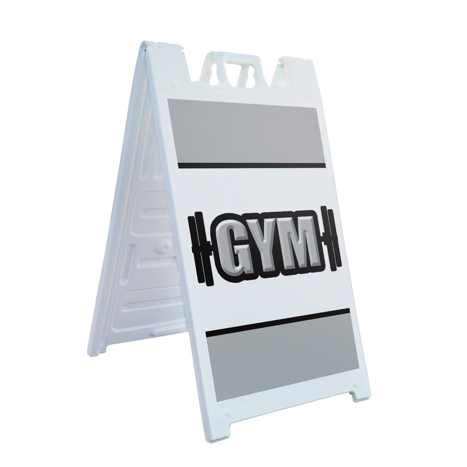 A-frame Sidewalk Gym 24" x 36" Double Sided A-Frame Sidewalk Sign ...