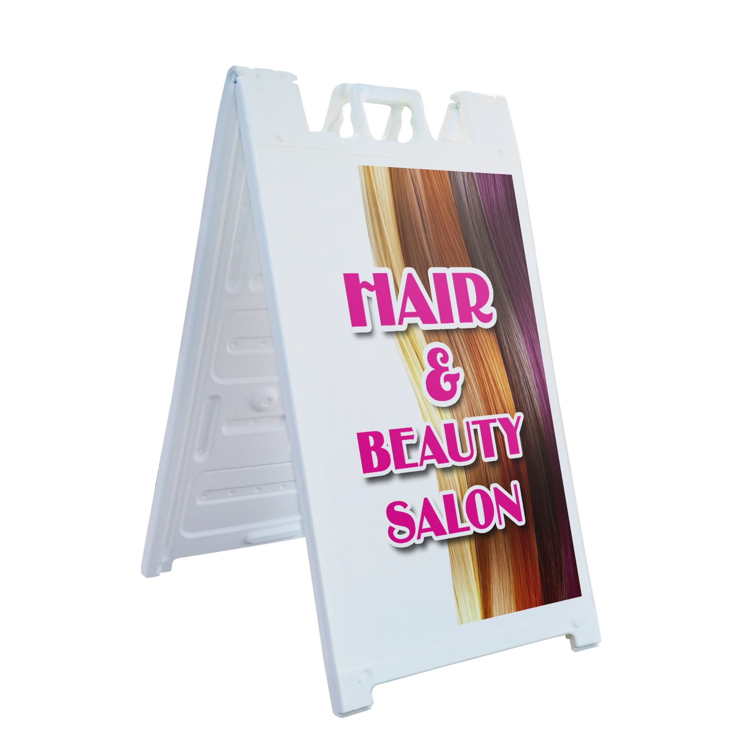 A-frame Sidewalk Hair & Beauty Salon 24" x 36" Double Sided A-Frame ...