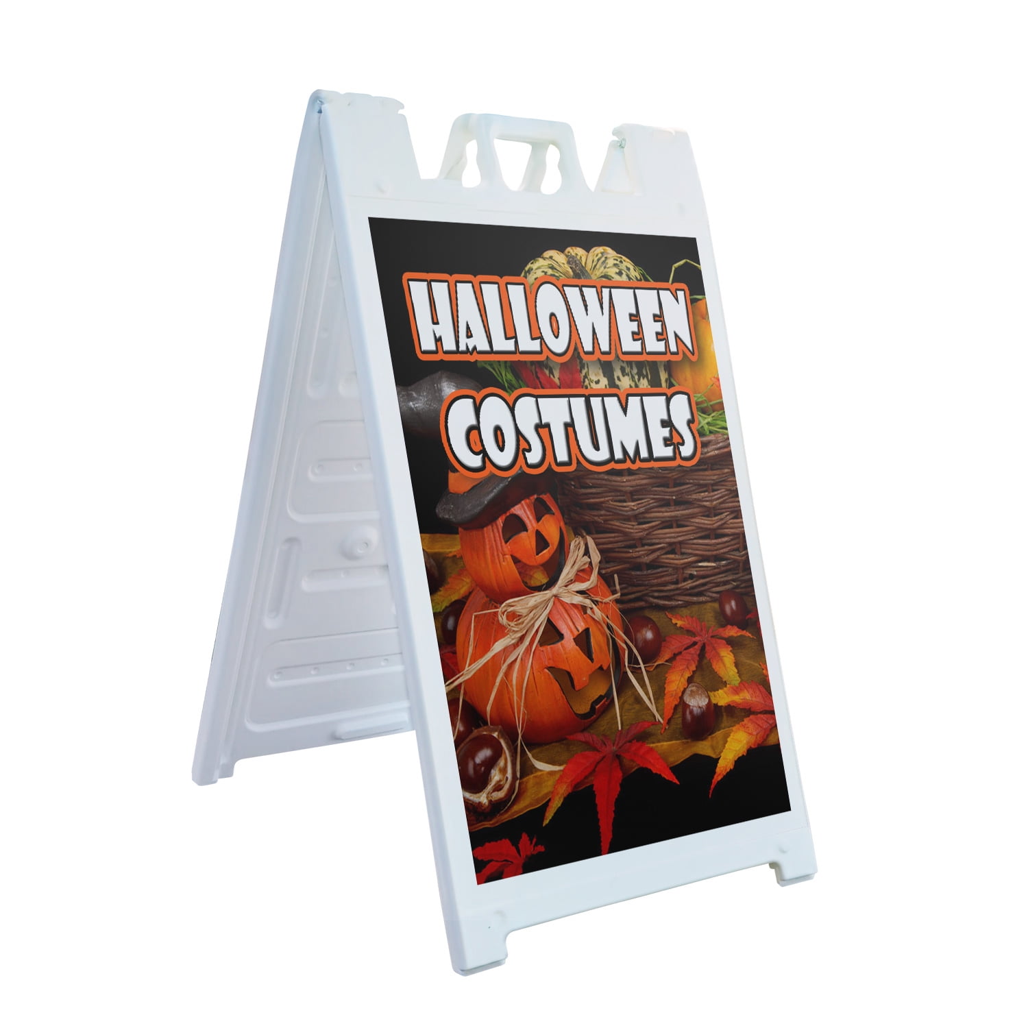 A-frame Sidewalk Halloween Costumes 24" x 36" Double Sided A-Frame ...