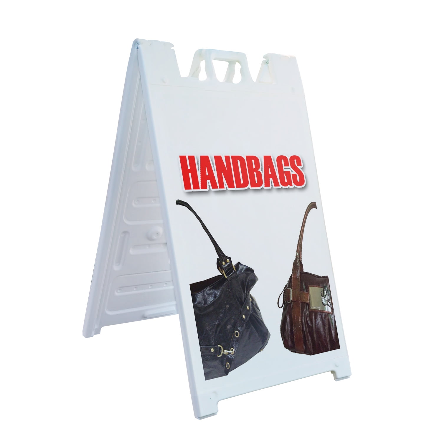 A-frame Sidewalk Handbags 24" x 36" Double Sided A-Frame Sidewalk Sign ...