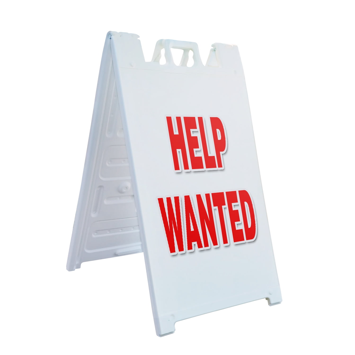 A-frame Sidewalk Help Wanted 24" x 36" Double Sided A-Frame Sidewalk ...