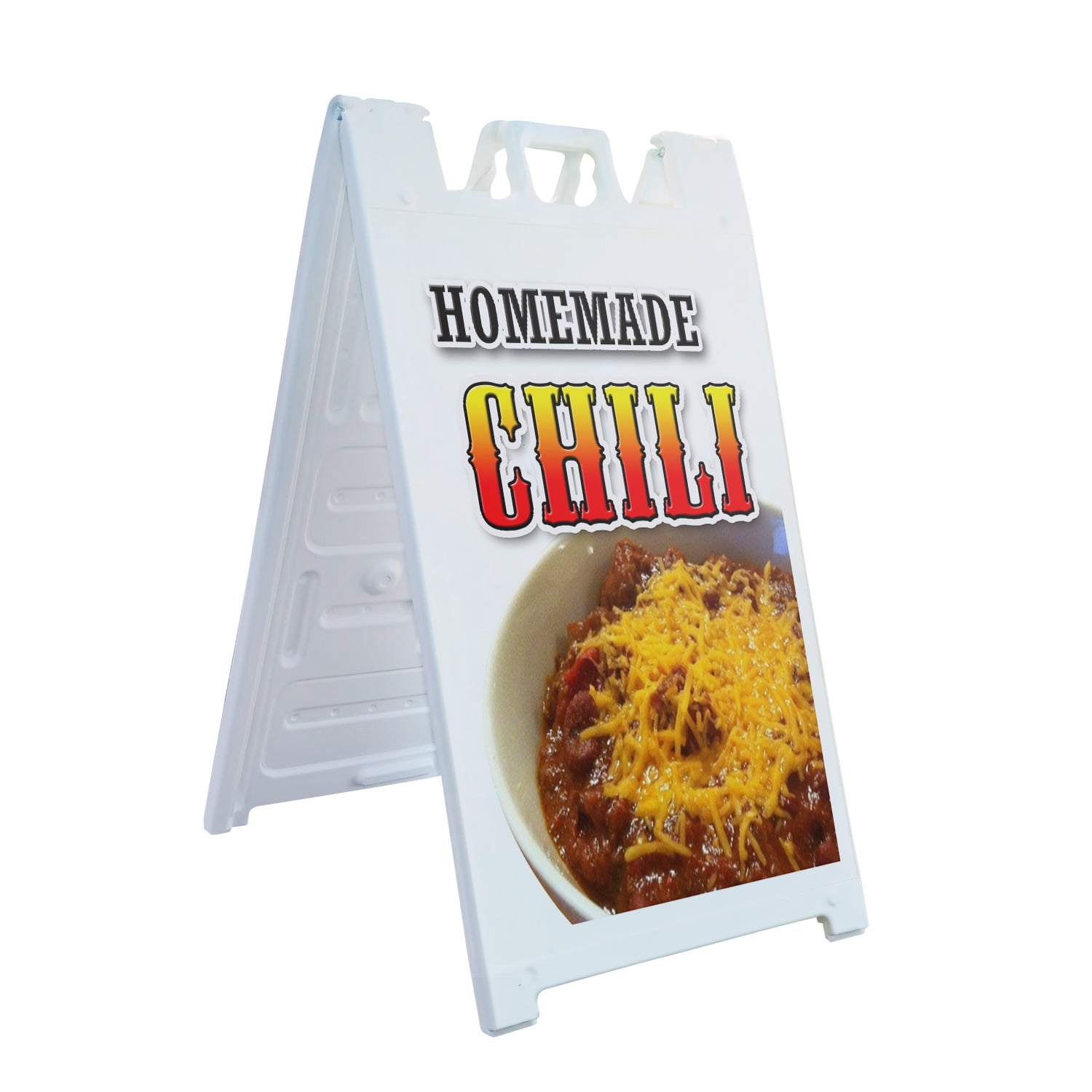 A-frame Sidewalk Homemade Chili 24" x 36" Double Sided A-Frame Sidewalk ...