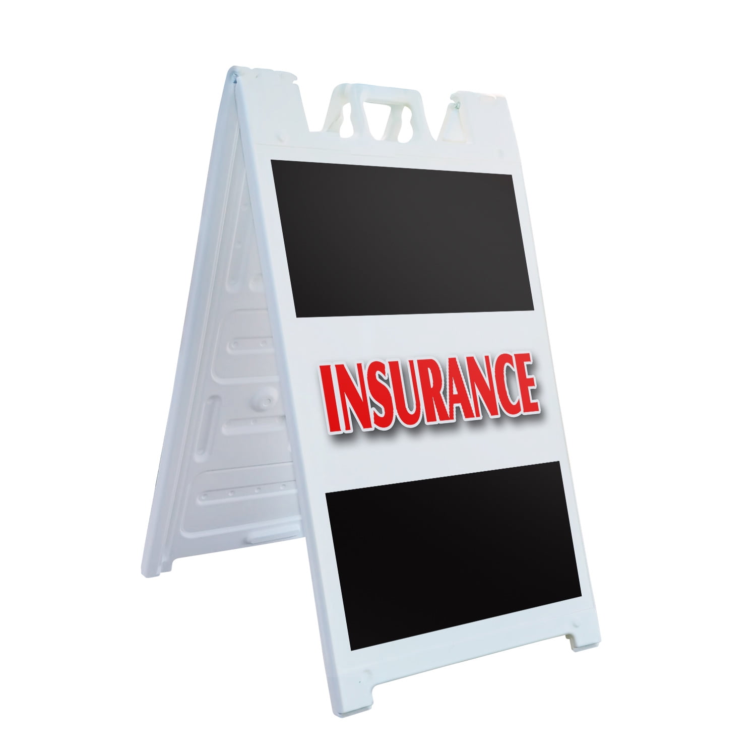 A-frame Sidewalk Insurance 24" x 36" Double Sided A-Frame Sidewalk Sign ...
